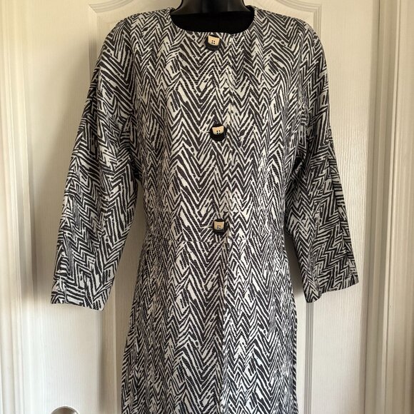 CAbi | Jackets & Coats | Cabi Zigzag Ponte Knit Jacket Size Xl | Poshmark